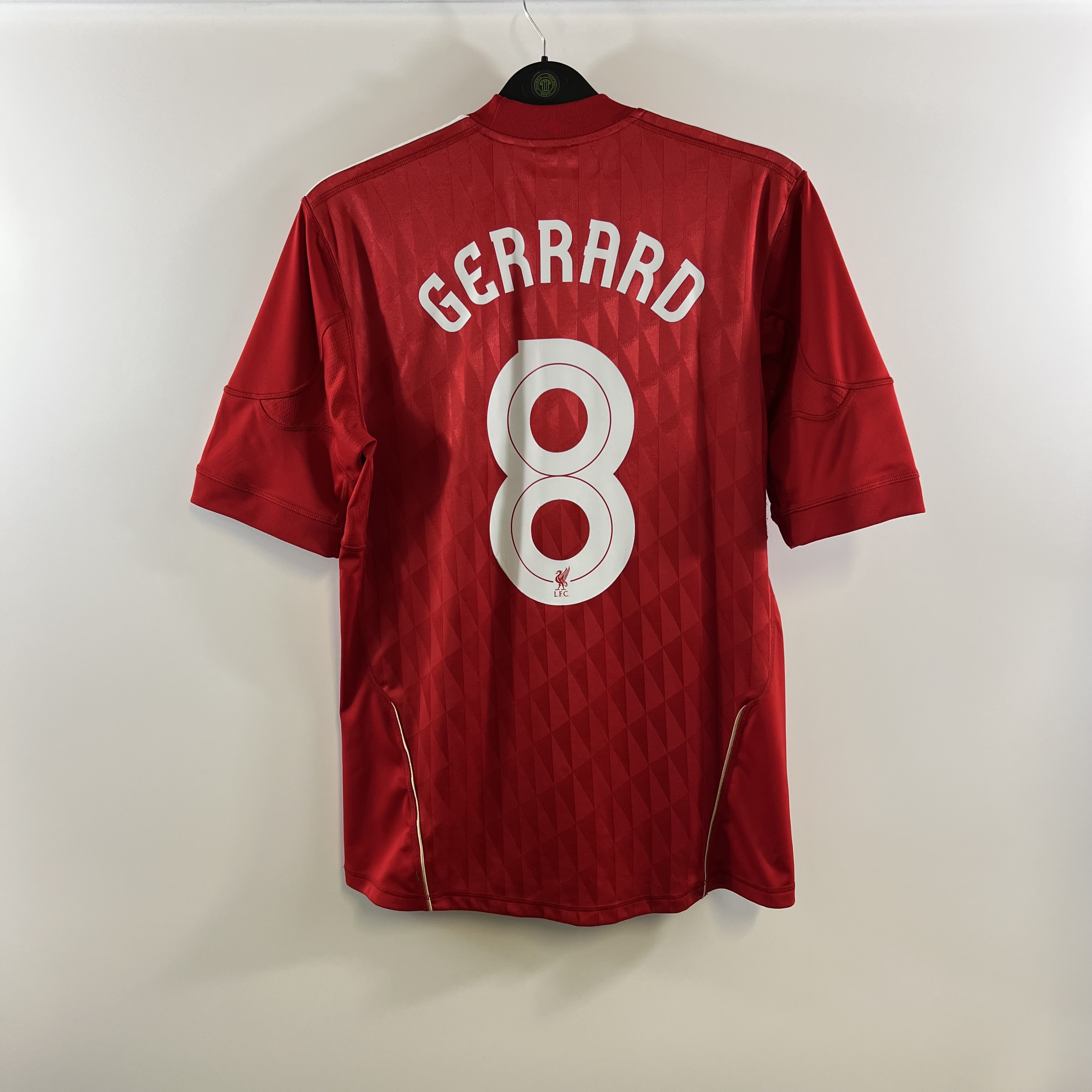 Liverpool Gerrard 8 Home Football Shirt 2010/12 Adults Medium Adidas ...