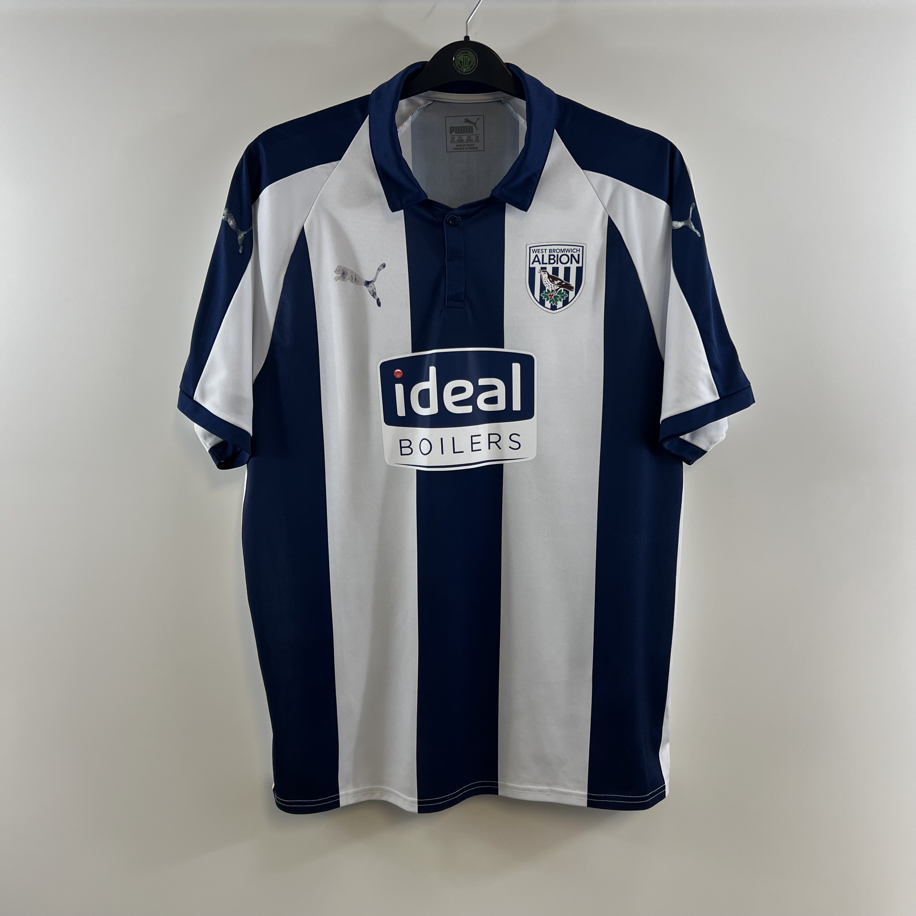 West Bromwich Albion Home Football Shirt 2018/19 Adults XXL Puma D227 ...