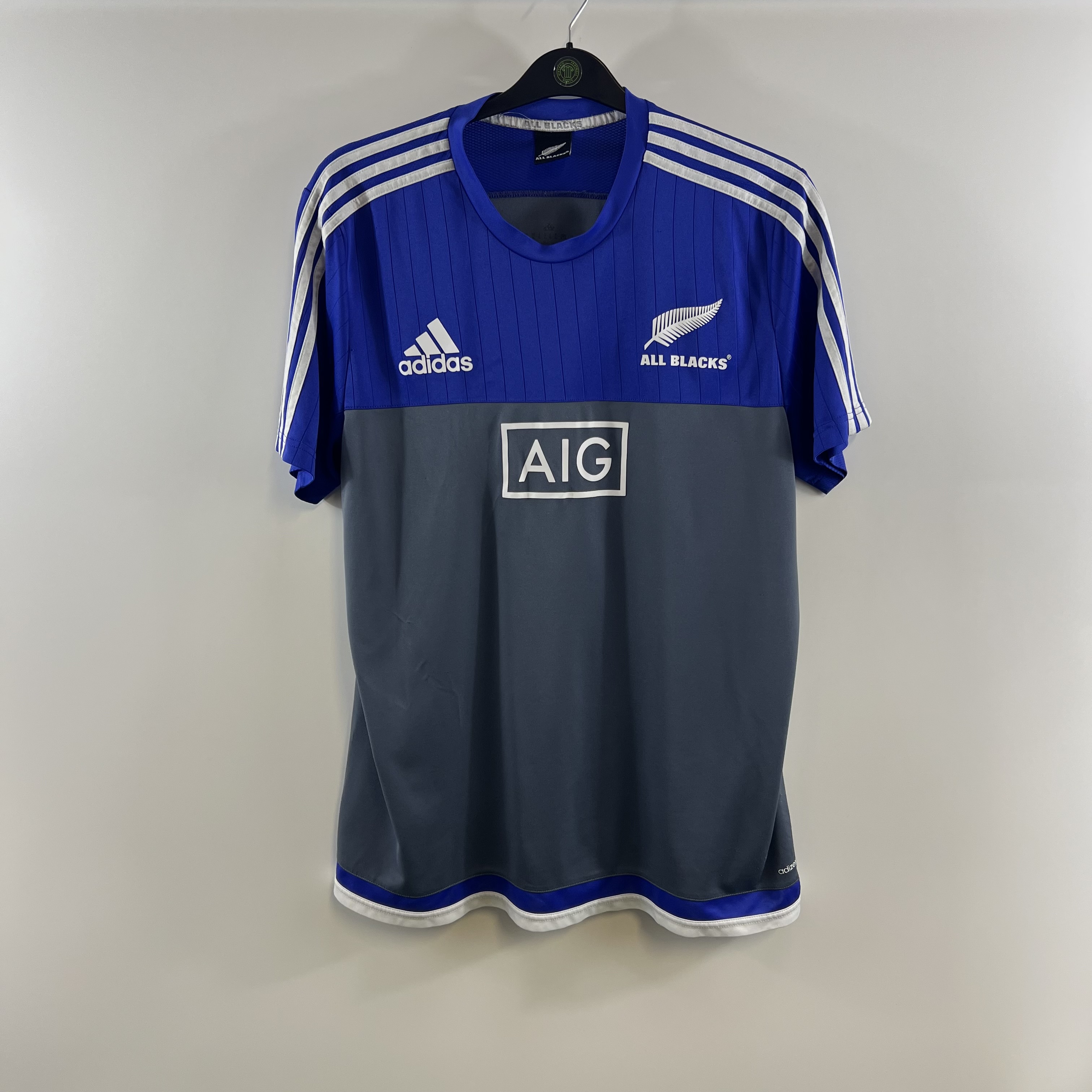 New Zealand Training Rugby Shirt 2016/17 Adults XL Adidas A441 ...
