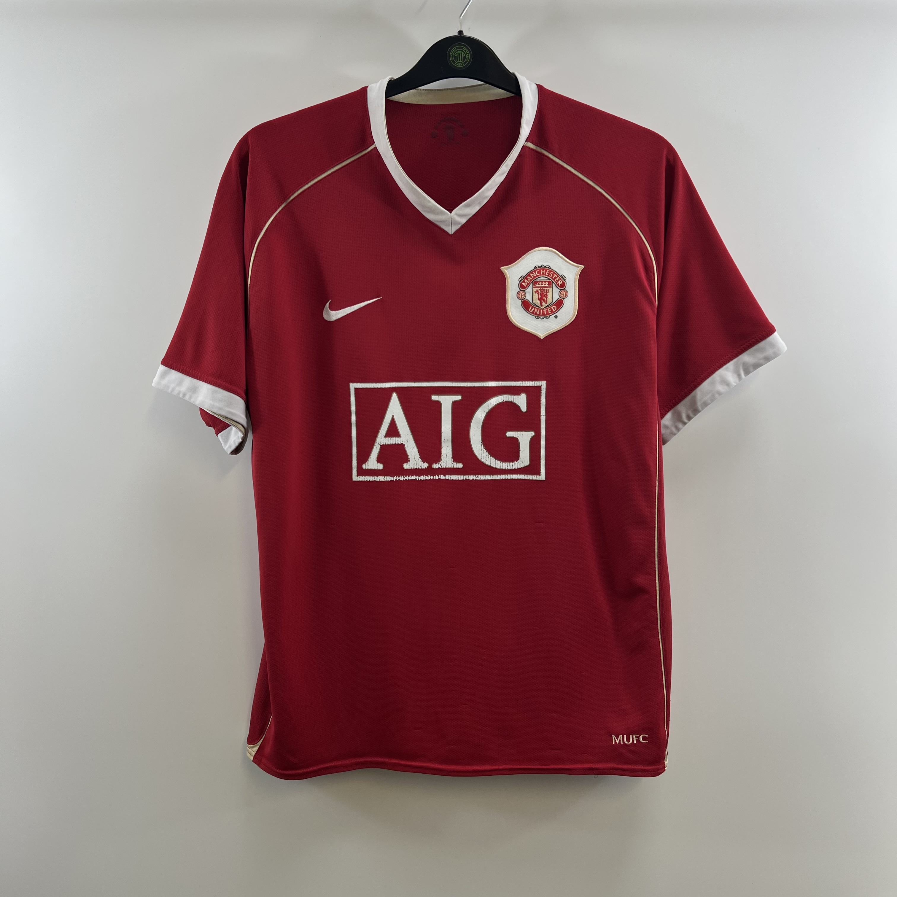 Manchester United Home Football Shirt 2006/07 Adults Large Nike G798 – Historic Football Shirts