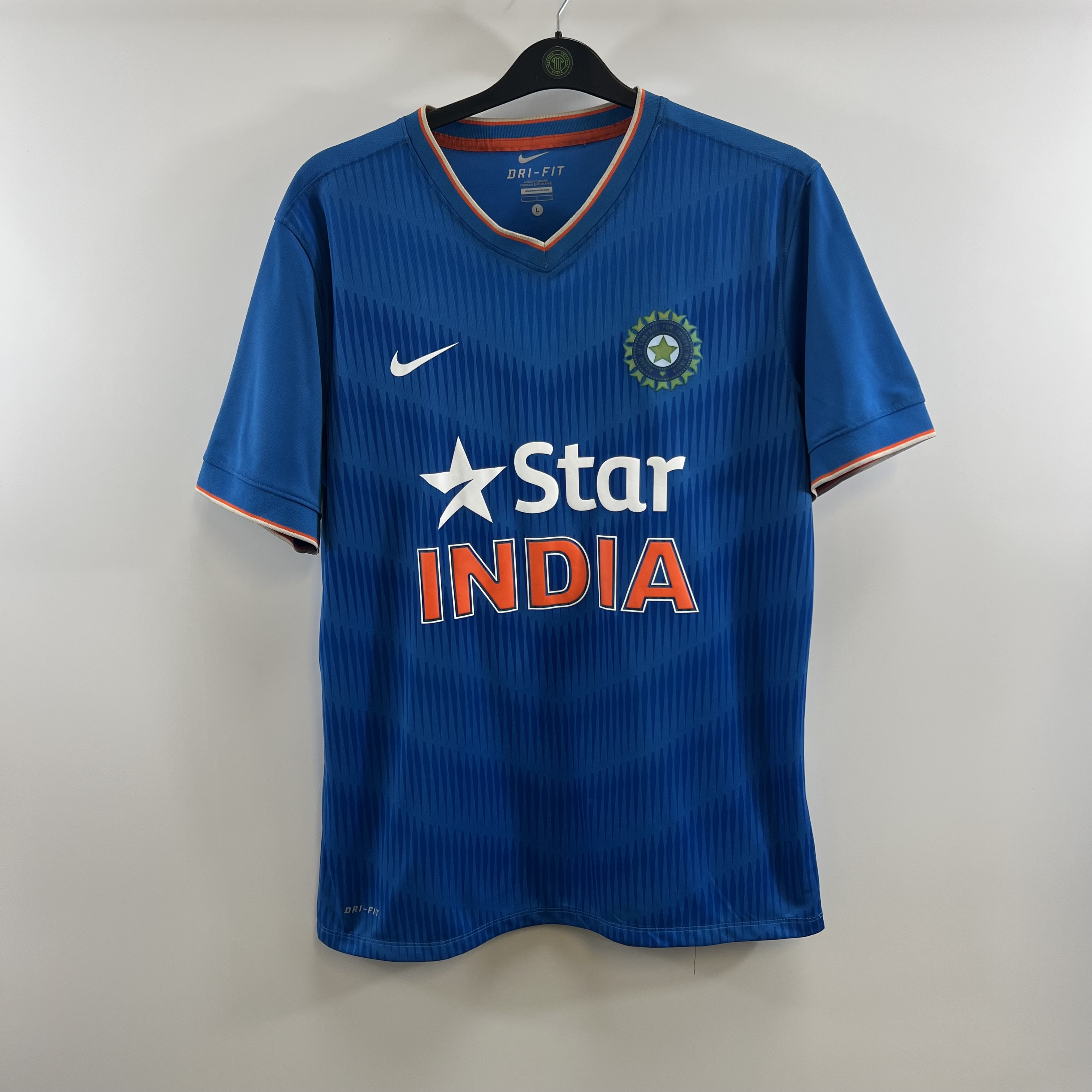 India Cricket Shirt 2015/16 Adults Large Nike G263 – Historic Football ...